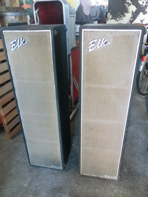 ★ELK/エルク ペアスピーカー/PSS-101/レトロ★の落札情報詳細 - ヤフオク落札価格検索 オークフリー