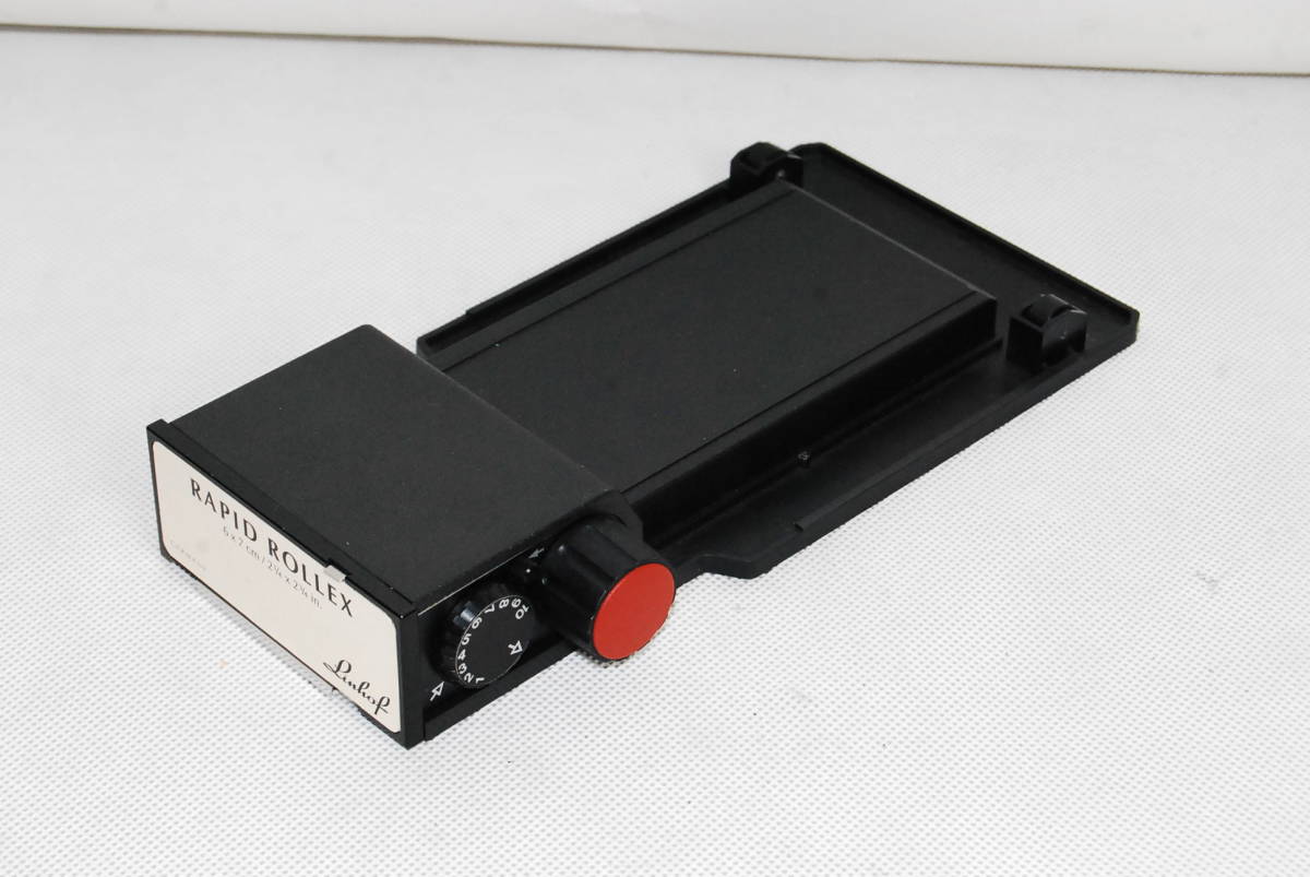 現状渡し Linhof リンホフ RAPID ROLLEX 6x7cm Film Back フィルムバック フィルムホルダー ラピッドロールの ...