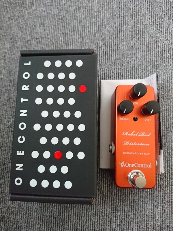 【1円スタート】【動作確認済】One Control Rebel Red Distortion ワンコントロール ディストーション Dyna ...