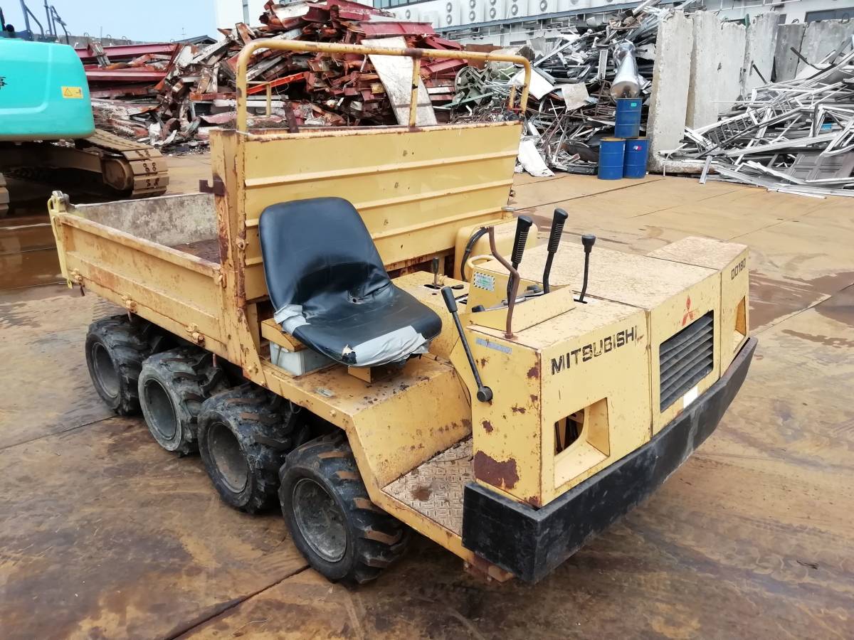 ミツビシ 三菱 筑水農機 DD180 DD-180 8車輪 運搬車 エンジン始動可 走行難あり ディーゼル 現状渡しの落札情報詳細 - Yahoo!オークション落札価格検索 オークフリー