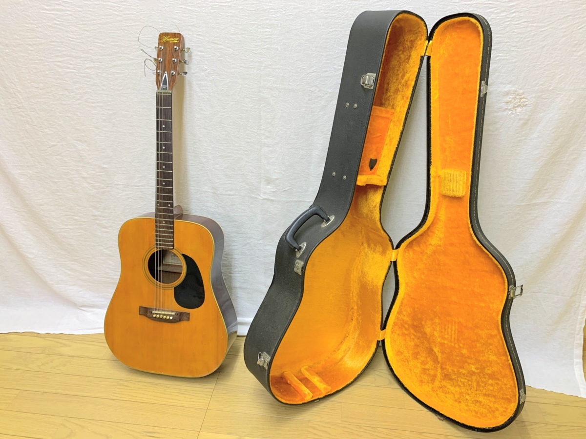 4813/Hamox Custom フォークギター W1201 ハードケース付 弦楽器 中古品 直接取引可の落札情報詳細 - Yahoo ...