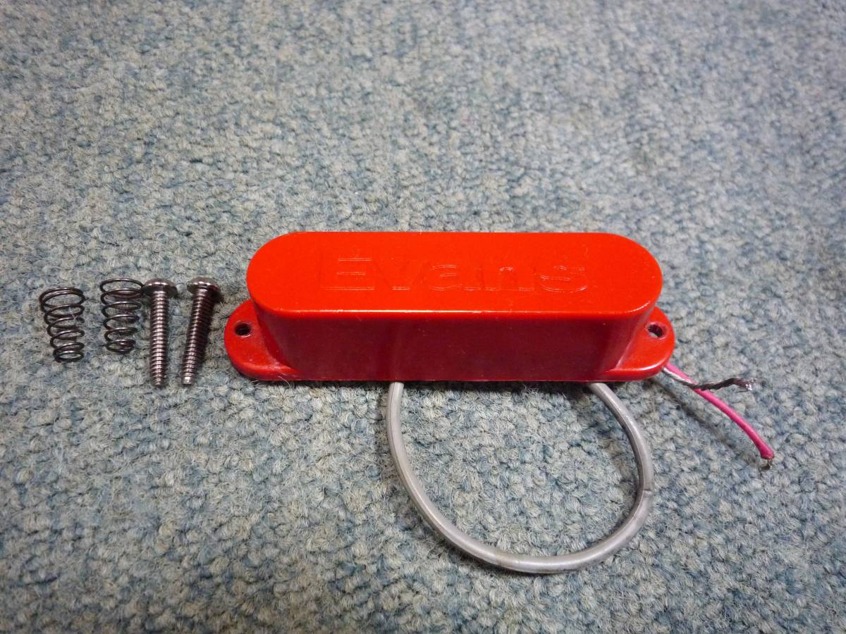 【Rare!】1980～90年製 EVANS Eliminator Ⅰ HOT LEAD Singlecoil Pickup RED Made ...
