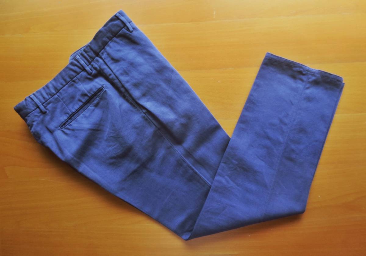 INCOTEX インコテックス 「CHINO LINO」 ネイビー リネン47％混 パンツ Size44（W76） メンズの落札情報詳細 - Yahoo!オークション落札価格検索 オークフリー