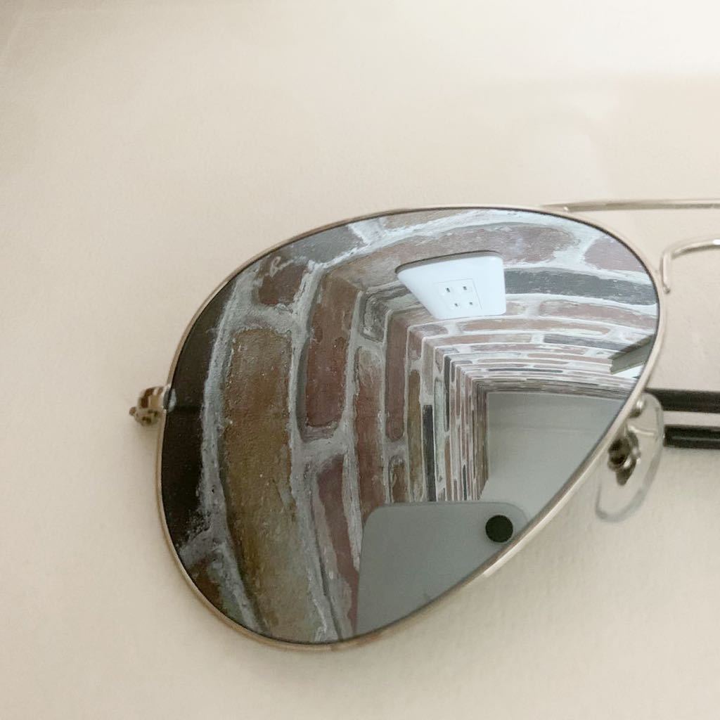 Ray-Ban レイバンサングラス RB3025 003/40 アビエーター 58サイズ AVIATOR LARGE METAL メンズ ...
