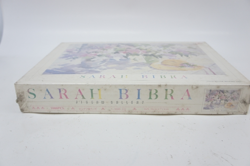 【新品】9662G サラ・ビブラ SARA BIBRA ピンクフラワーズ パズル 1000ピース JIGSAW GALLERY 未開封 未使用 ...