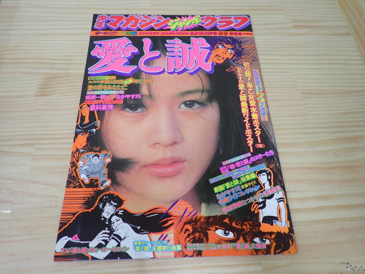 【R9E】ポスター付☆少年マガジン ジャンボグラフ 愛と誠 早乙女愛 の落札情報詳細| ヤフオク落札価格情報 オークフリー