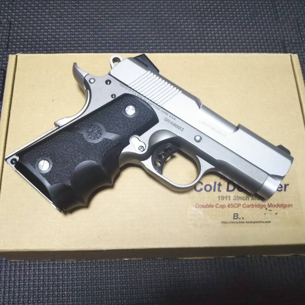 BWC コルトディフェンダー（シルバータイプ）ダミーカートリッジモデル(検索用：タニオコバ・エラン・MGC・GM7・5・M1911・シリーズ70)の落札情報詳細 - ヤフオク落札価格検索 オークフリー