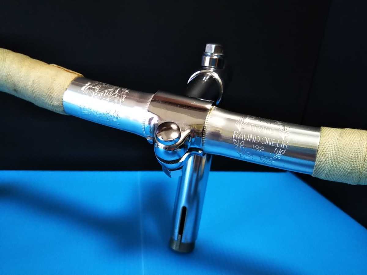 日東NITTO 旧B132ランドナーハンドル ハイパー鉄メッキステム ダイアコンペ144ブレーキレバー セットの落札情報詳細 - Yahoo ...