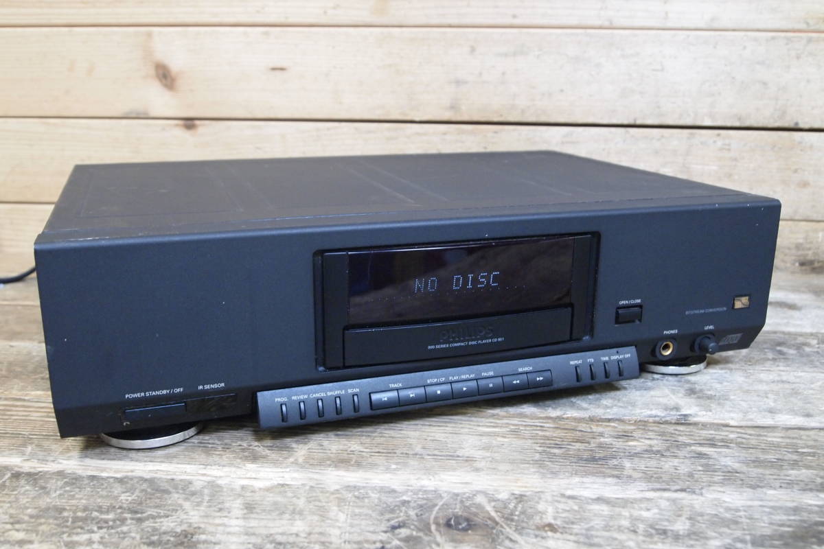 ☆PHILIPS フィリップス CD951B CDプレーヤー ジャンク の落札情報詳細| ヤフオク落札価格情報 オークフリー