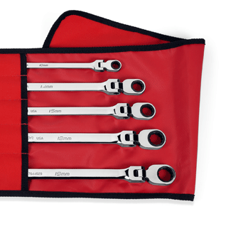 【新品】【2】未使用・未開封 スナップオン Snap-on ダブルフレックスラチェッティングレンチセット XFRM705 8-19mmの落札 ...