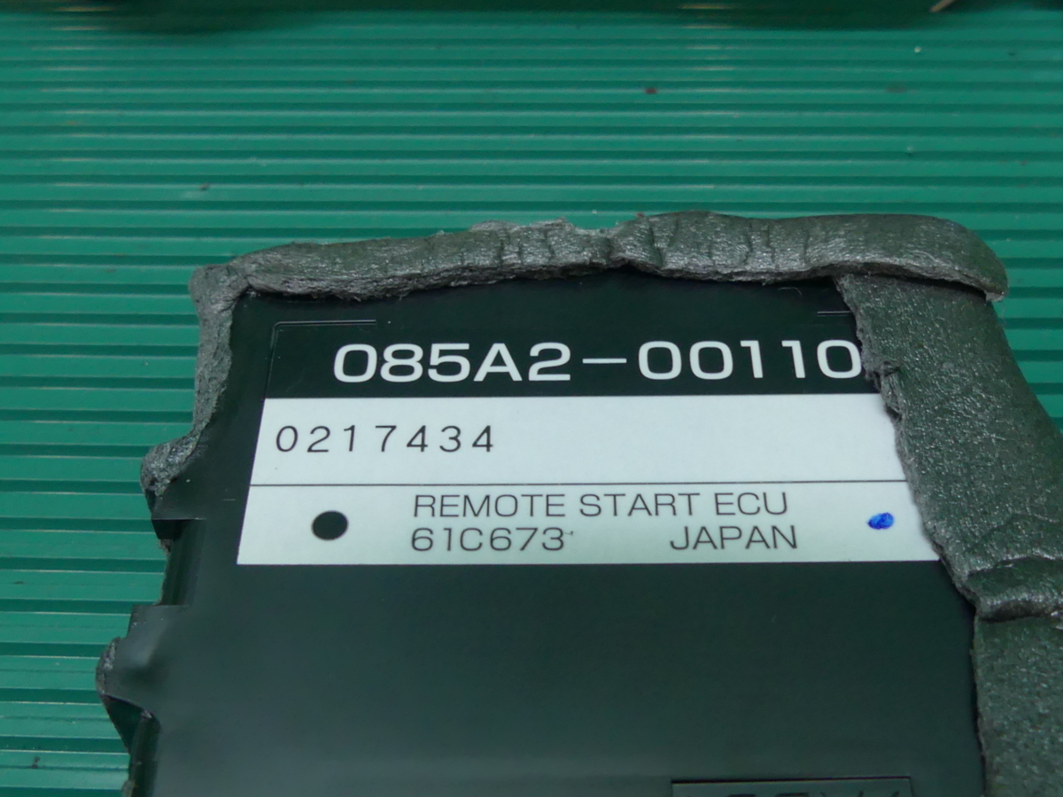 プリウス ZVW55 50 純正OP エンジンスターター リモコン リモートスタート 085A2-00110 トヨタ 29030 Y065の落札情報詳細 - ヤフオク落札価格検索 オークフリー