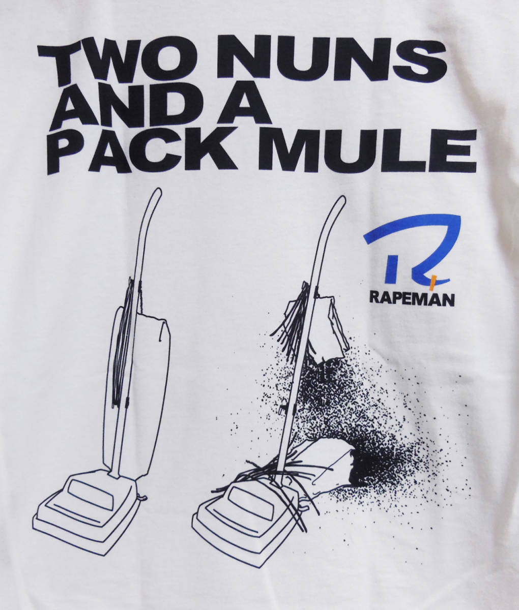 【新品】RAPEMAN Tシャツ レイプマン Two Nuns And A Pack Mule big black flagの落札情報詳細 - ヤフオク落札価格検索 オークフリー
