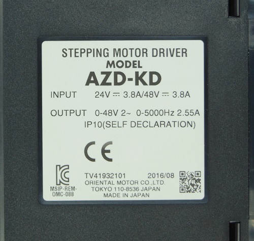 【中古】AZD-KD αSTEP ドライバ オリエンタルモーター ランクB中古品 の落札情報詳細| ヤフオク落札価格情報 オークフリー