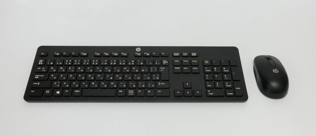 【新品】★☆未使用・未開封★HP ワイヤレススリムキーボード (日本語版109Aキーボード)＆ワイヤレスマウス☆★の落札情報詳細 ...