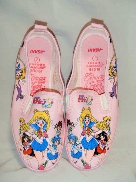 セーラームーンS 当時物 ASAHI アニメ柄 シューズ 靴 19．0EE コレクション品 日本製の落札情報詳細 - ヤフオク落札価格検索 オークフリー