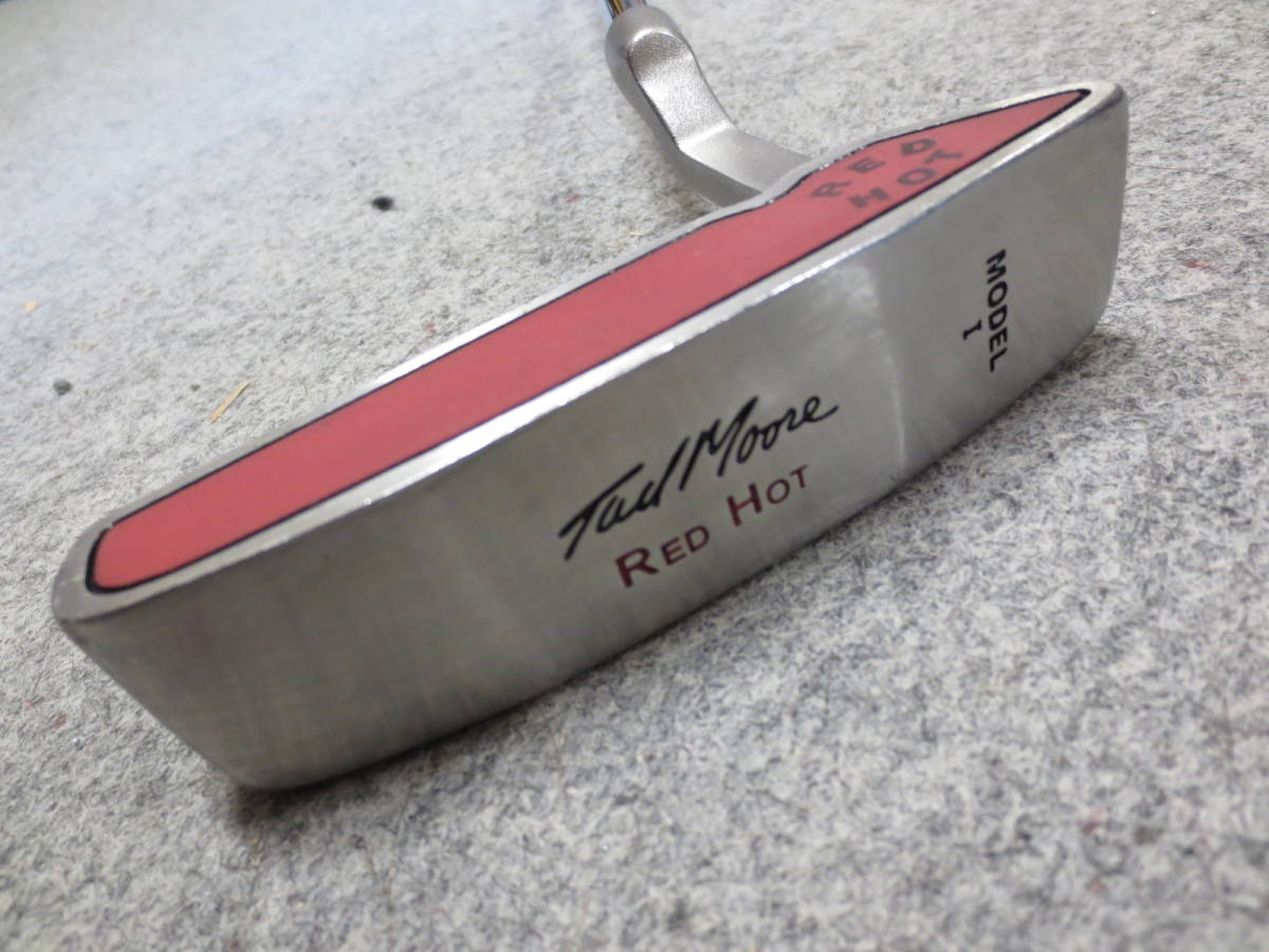 【ゴルフクラブ】Tad Moore・タッドモア RED HOT・レッドホット MODEL 1 約86.5㎝ パターの落札情報詳細 - ヤフオク落札価格検索 オークフリー