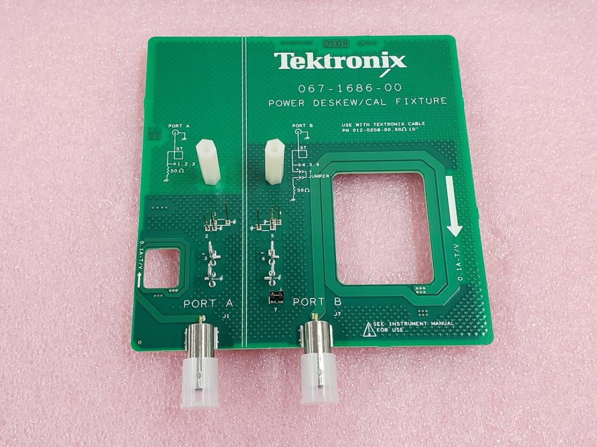 Tektronix 067-1686-00 プローブ校正/電源デスキュー・フィクスチャ Power Measurement Deskew ...