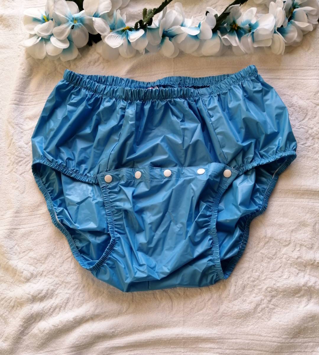 【新品】FuuBuu PVC ポリ塩化ビニル 大人 ABDL 防水 フロントオープンスナップ ハードタイプ おむつ オムツカバー プラスチック ...