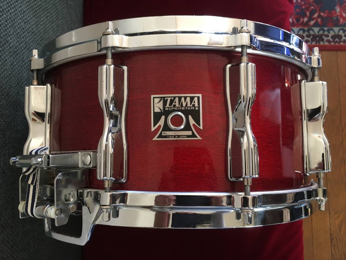 TAMA Master Crasft Serise Art Wood Superstar Birch 14×6.5インチ スネア【1982年製 ...