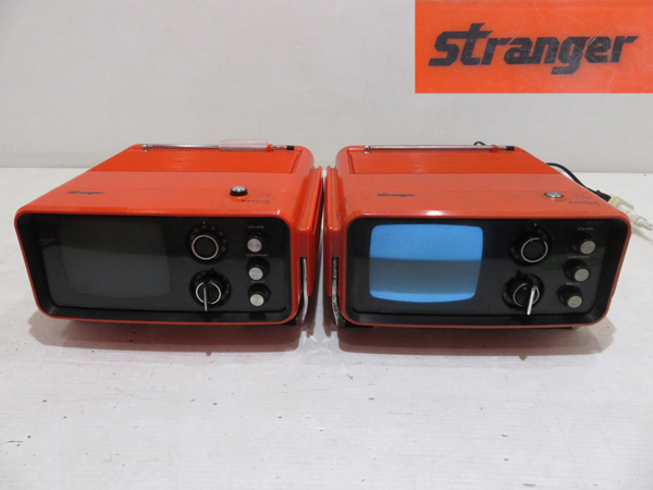 【Y6217】 昭和レトロ SANYO サンヨー Stranger 白黒テレビ T-520B T-520A 2点 セット 通電品/IC・トランジスタ式 三洋電機 受信機の落札情報詳細 ...