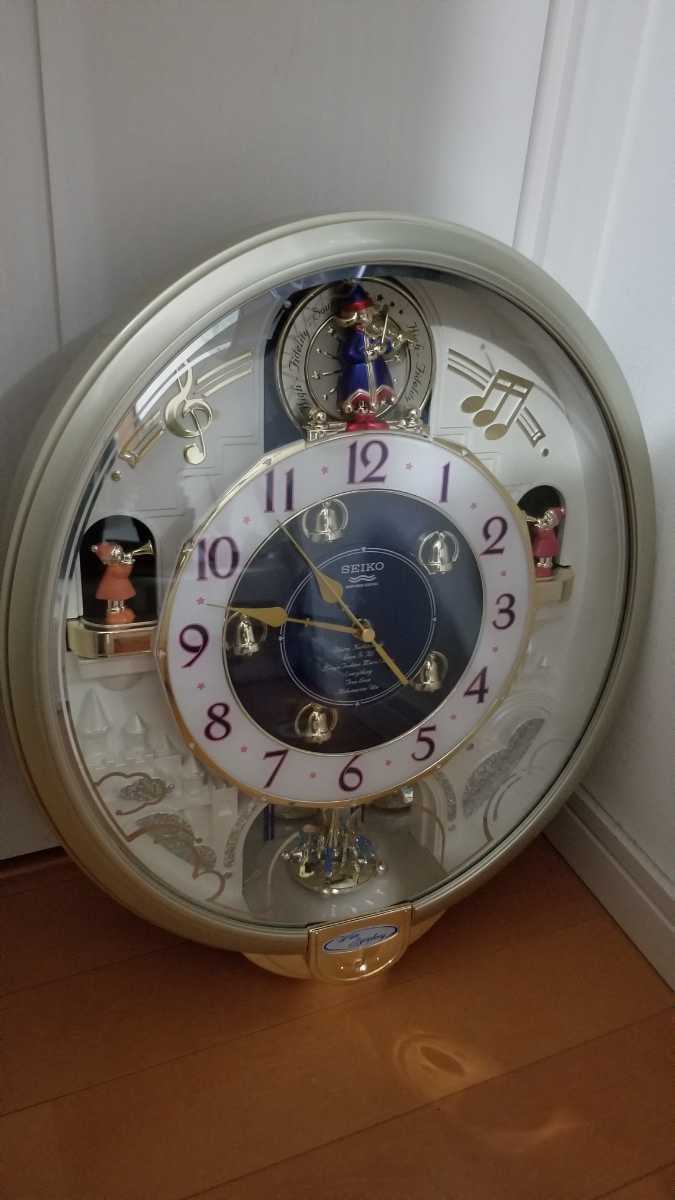SEIKO セイコー 掛時計 からくり時計 RE555S RE566B 動作品 2台セット ウェーブシンフォニーの落札情報詳細 - ヤフオク ...