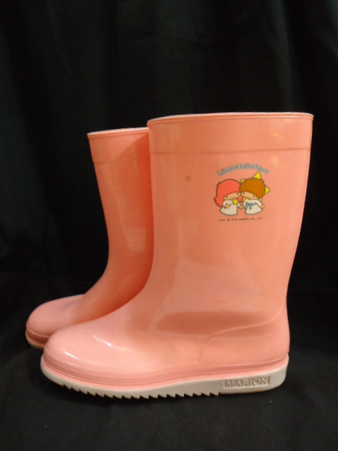 雨靴 ゴム長くつ ピンク色 ☆Asahi MARION☆ 22、0EE Little Twin Starsの落札情報詳細 - Yahoo!オークション落札価格検索 オークフリー