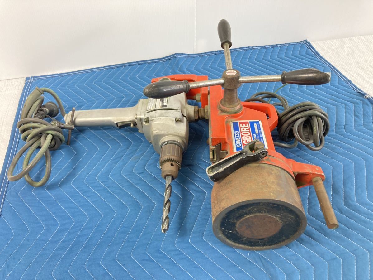 KANETSU カネツ MAGBORE KCD-1NA / 日立工機 電機ドリル BU-PN3 通電OKの落札情報詳細 - Yahoo ...