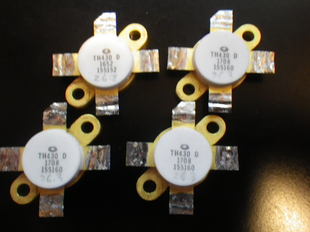 【即決有り】HF帯用パワートランジスタ TH430 中古・完動品 4個セット (No.3)の落札情報詳細 - ヤフオク落札価格検索 オークフリー