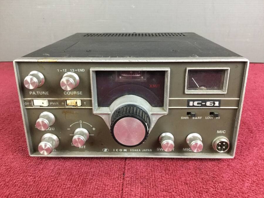 希少 ICOM IC-61 VHF トランシーバー(50MHz 固定チャンネル機） 現状品の落札情報詳細 - Yahoo!オークション落札価格検索 オークフリー
