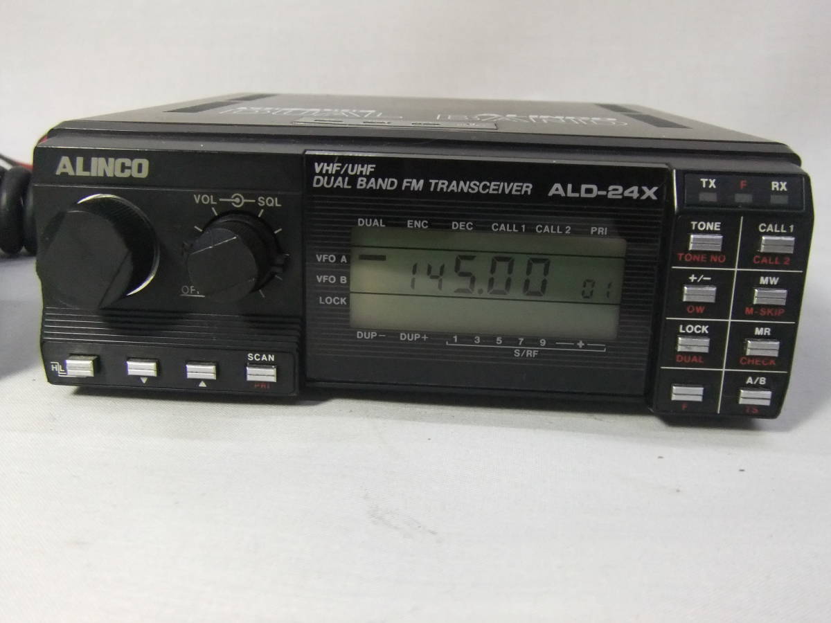 ALINCO ALD-24 SX 144MHz /430MHz ディアルバンドモービル機 長期保管品 ジャンクの落札情報詳細 - Yahoo!オークション落札価格検索 オークフリー