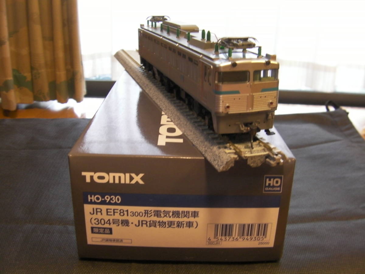 【新品】TOMIX HO-930 限定品 EF81 300形（ステンレス関門トンネル専用機) 電気機関車（304号機・JR貨物更新車）希少品の落札情報詳細 - Yahoo!オークション落札価格 ...