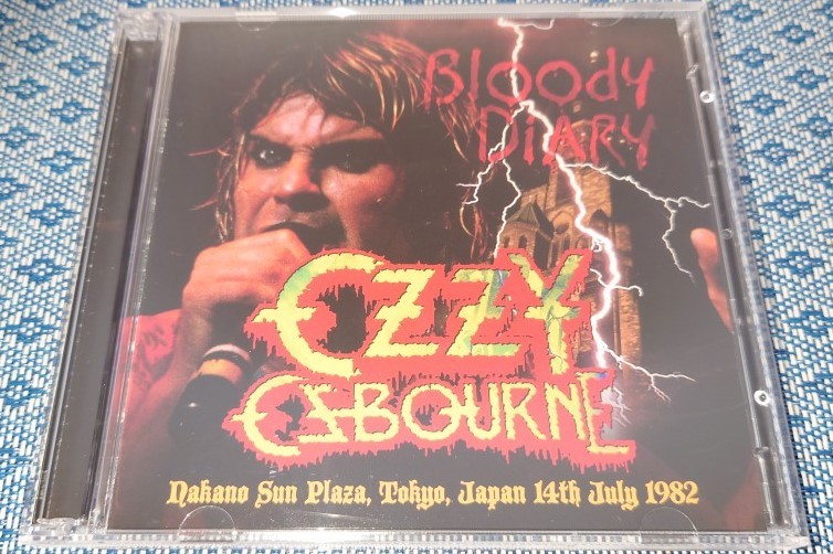 OZZY OSBOURNE - BLOODY DIARY(2CDプレス盤)100セット限定・完売/1982年7月14日：中野サンプラザ公演 の ...