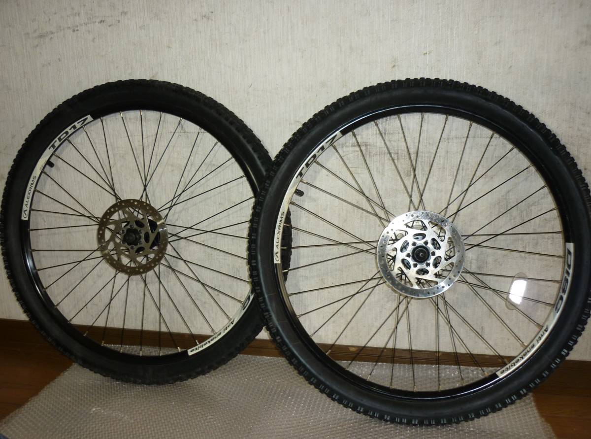 アレックスリム ALEXRIMS TD17 ディスク SHIMANO HG 8速 ハブ FORMULA 26 クイックリリース 前後 セット ...
