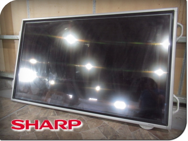 ④SHARP シャープ 52V型ワイド インフォメーションディスプレイ PN-E521 フルHD 動作確認済 液晶 PCモニター D－Sub の落札情報詳細| ヤフオク落札価格情報 オークフリー