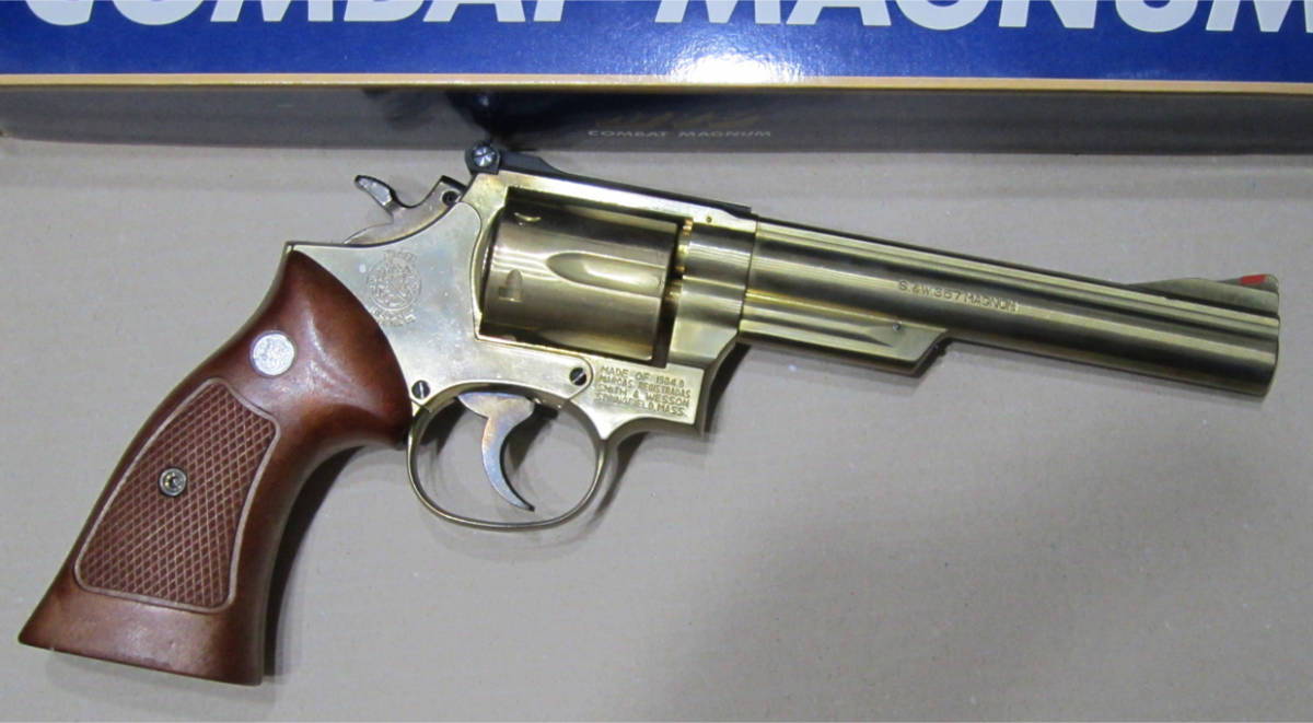 【新品】新品 コクサイ S&W M19 コンバットマグナム 6インチ 金属製モデルガン COMBAT MAGNUM 未発火 357 M29 44マグナム国際産業スミス&ウェッソンの落札情報詳細 ...