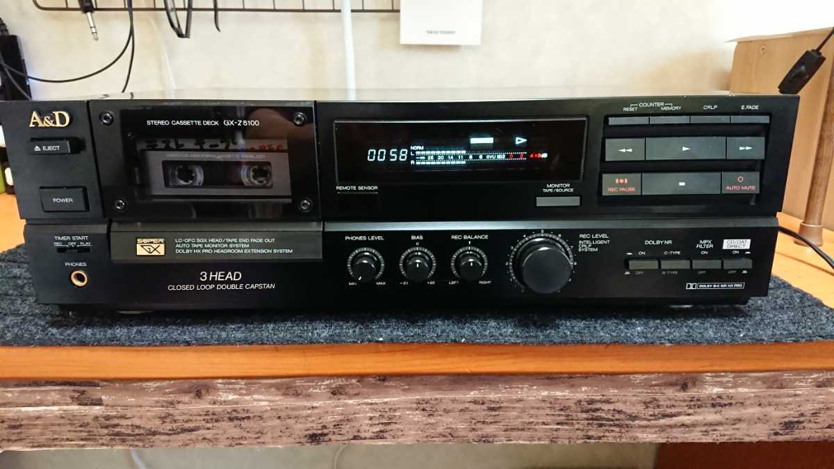 【目立った傷や汚れなし】A&D アカイ AKAI カセットデッキ GX-6100 整備済み動作品 美品の落札情報詳細 - Yahoo!オークション落札価格検索 オークフリー