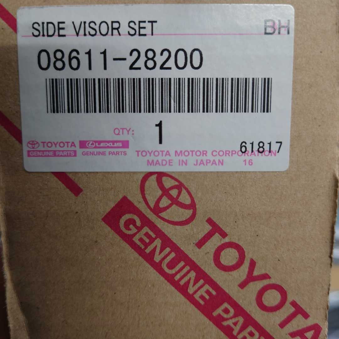 【未使用】トヨタ純正 80系 ノア・ヴォクシー・エスクァイア 純正サイドバイザー RVワイドタイプ 08611-28200 新品 NOAH ...