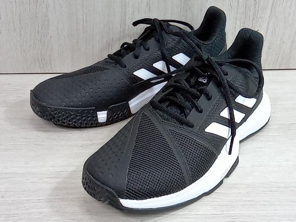 【やや傷や汚れあり】アディダス adidas テニスシューズ コートジャム 【FU8103】 コアブラック size 26.5cmの落札情報 ...