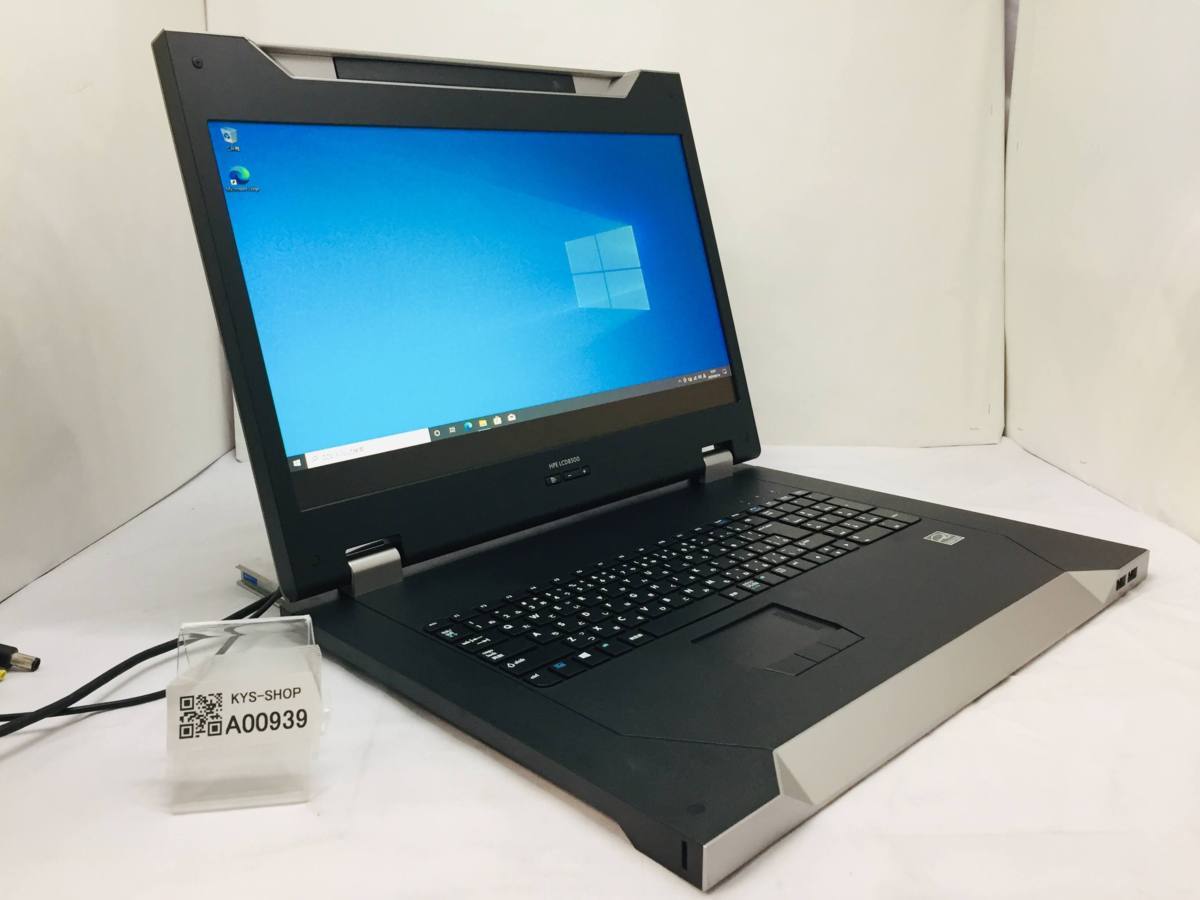 【やや傷や汚れあり】HP LCD 8500 HSTNR-D003 ラックマウント型キーボード/モニター KVMコンソール AF643A 18. ...