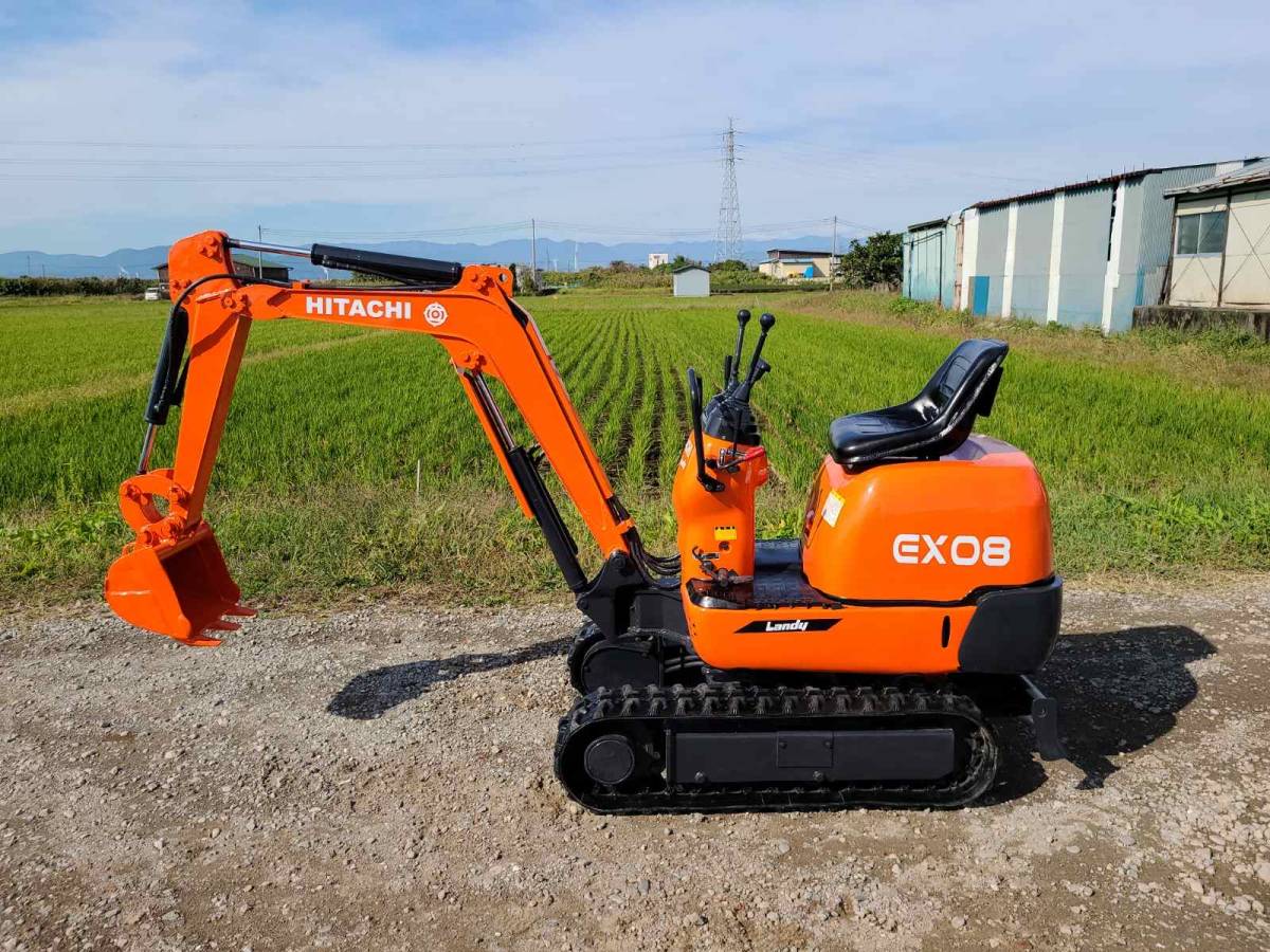 【やや傷や汚れあり】日立(HITACHI) EX8-2B・パターン切替可能・895時間・ ミニユンボ(ミニショベル)・下取りOK！ の落札情報 ...
