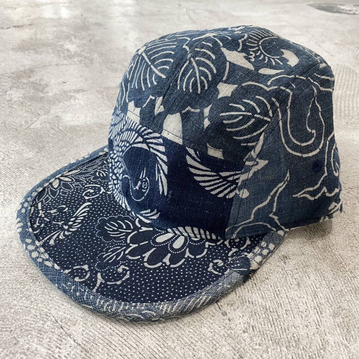 【未使用】新品 visvim ICT CAMP CAP KOFU INDIGO PATTERN 0221903003007 の落札情報詳細| ヤフオク落札価格情報 オークフリー