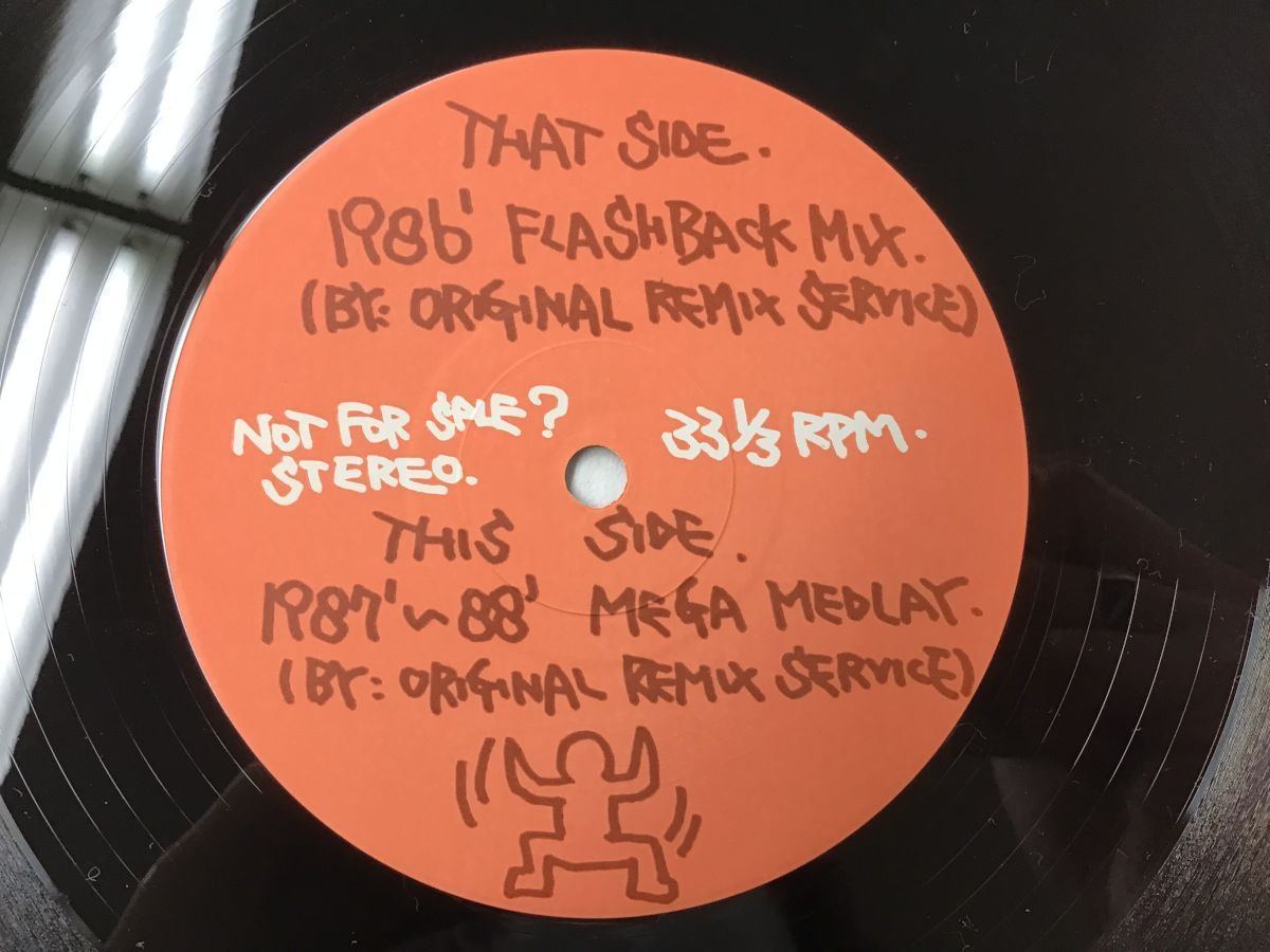 【未使用に近い】12inch / NOT FOR SALE ? / 1986 FLASHBACK MIX/1987'~88' MEGA ...