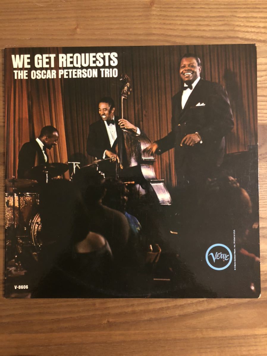 【やや傷や汚れあり】美品 Jazz 名盤 Oscar Peterson Trio オスカー・ピーターソン・トリオ We Get Requests 1964 MONO Verve US ...