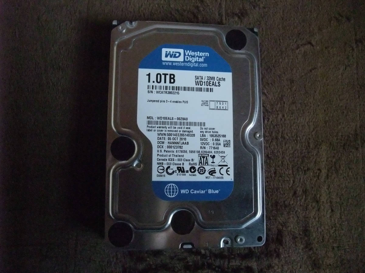 【傷や汚れあり】WD10EALS ジャンク扱いの落札情報詳細 - ヤフオク落札価格検索 オークフリー