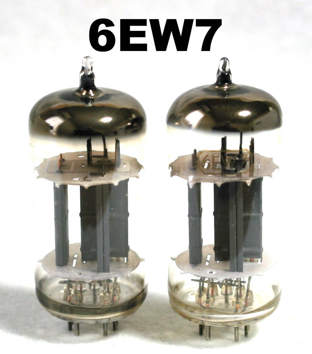 【目立った傷や汚れなし】【真空管】東芝 6EW7／垂直偏向用複3極管 箱なし／2本セット① 試聴テスト実施 送料220円～の落札情報詳細 ...