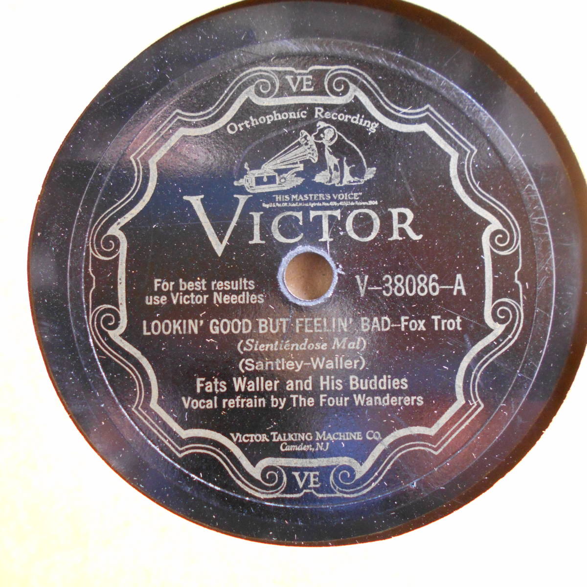 【やや傷や汚れあり】 SP FATS WALLER & HIS BUDDIES (VICTOR V-38086)の落札情報詳細 - Yahoo ...