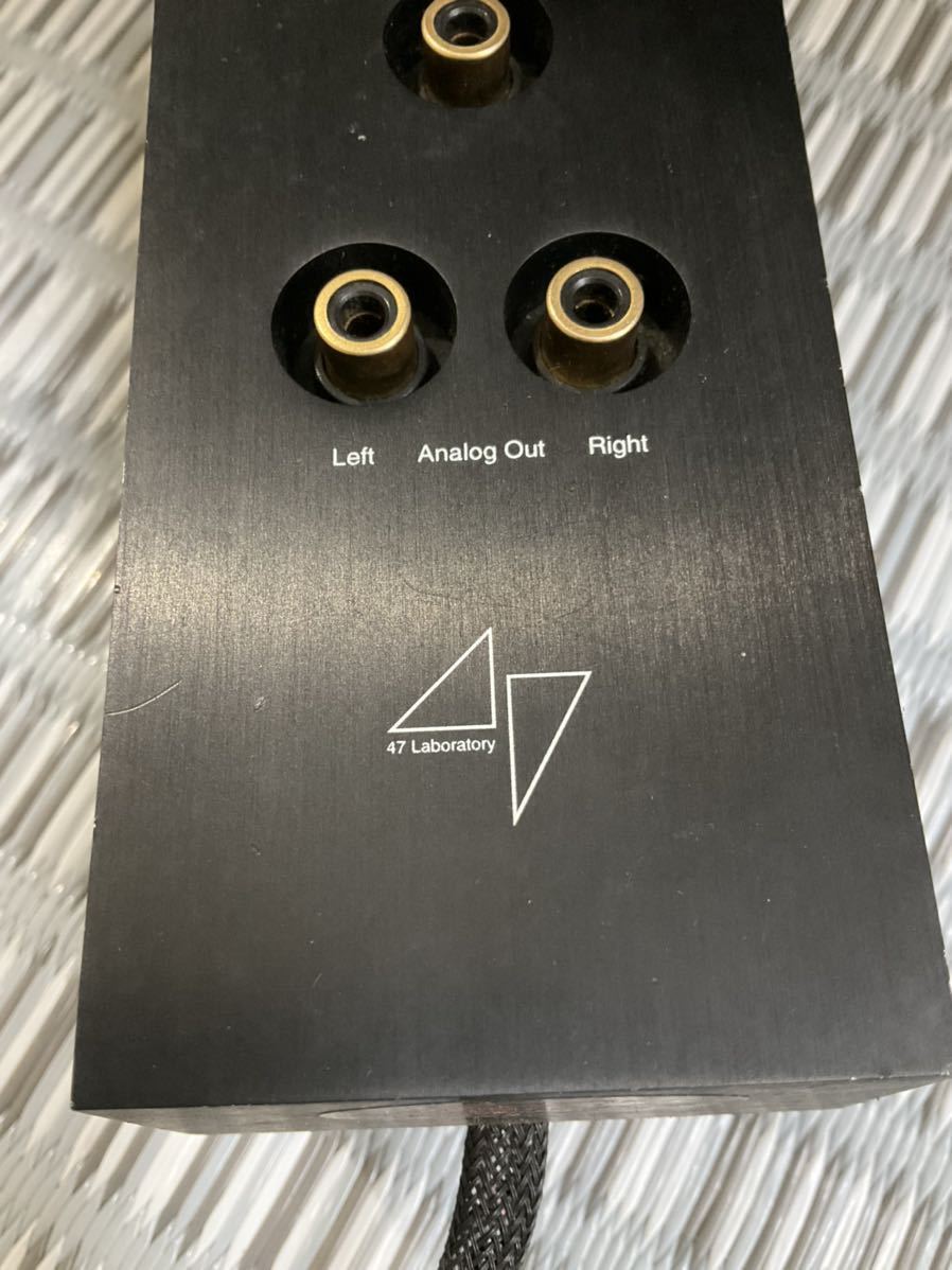 【やや傷や汚れあり】バッテリー電源DAコンバーター 47lab Model 4705 DAC Progression 社外品の電池ケース付の ...