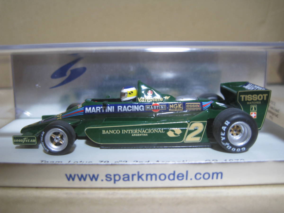 【未使用】スパーク 1/43 Team Lotus 79 #2 2nd Argentina GP 1979 の落札情報詳細 - ヤフオク落札価格検索 オークフリー