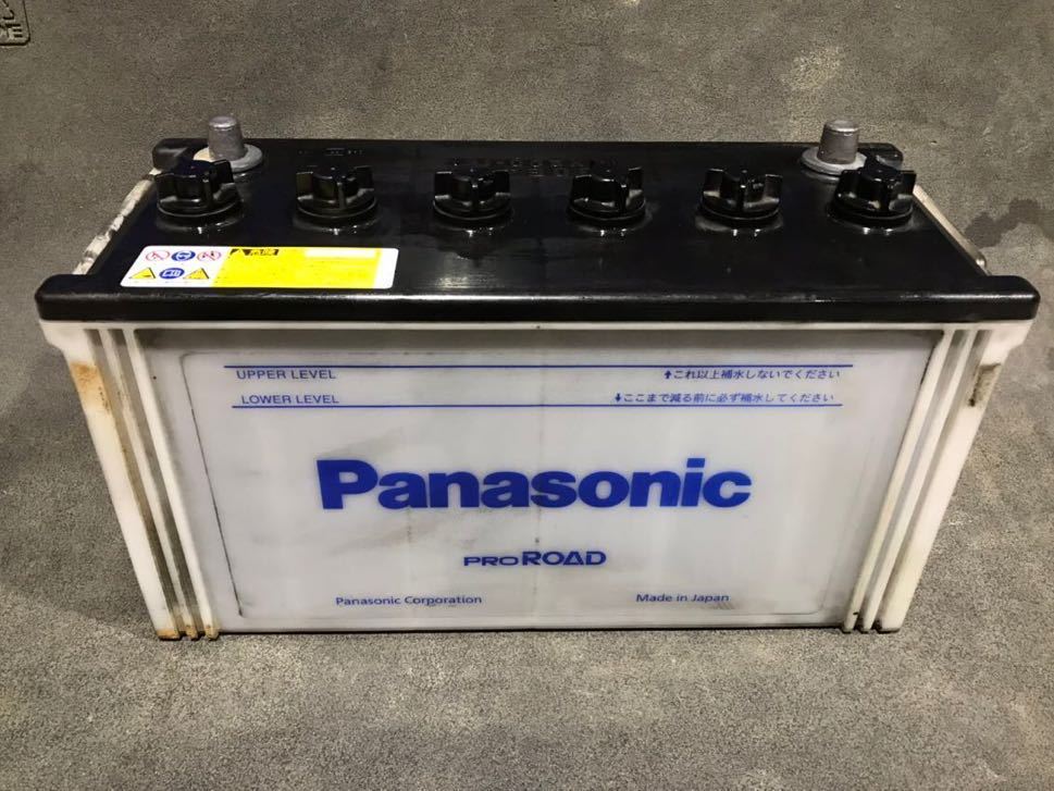 【傷や汚れあり】パナソニック PRO ROAD 130E41R 中古 Panasonic プロロード トラック バス用 業務車用 充電済みの ...