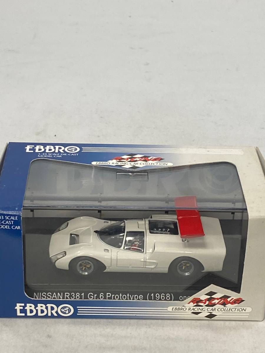 【未使用】EBBRO NISSAN R381 Gr6 PROTOTYPE 1968 1/43 #493の落札情報詳細 - ヤフオク落札価格情報 オークフリー